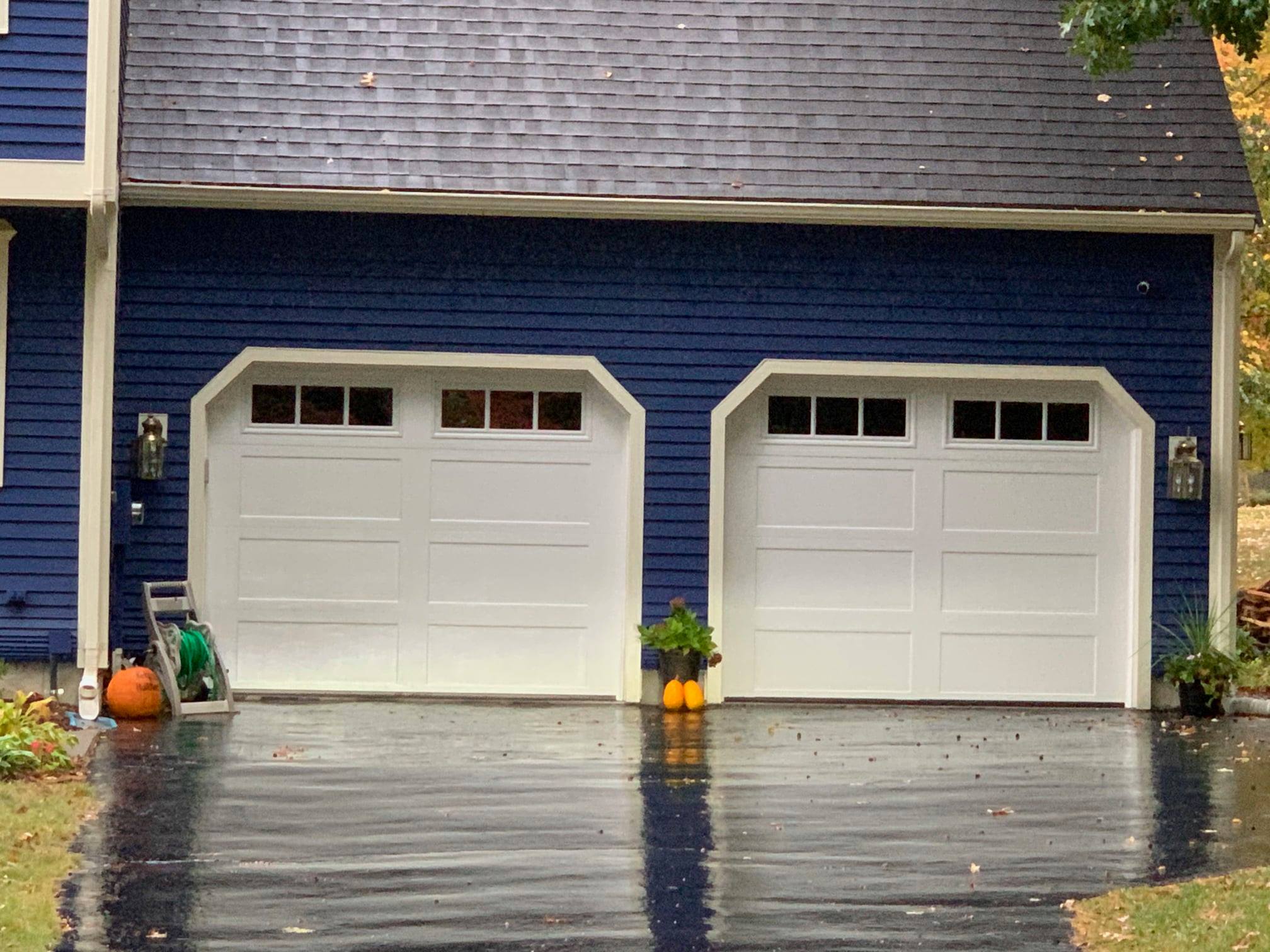 9’0″ X 7’0″ Steel Insulated Garage Door Haas 663 New Installation In ...
